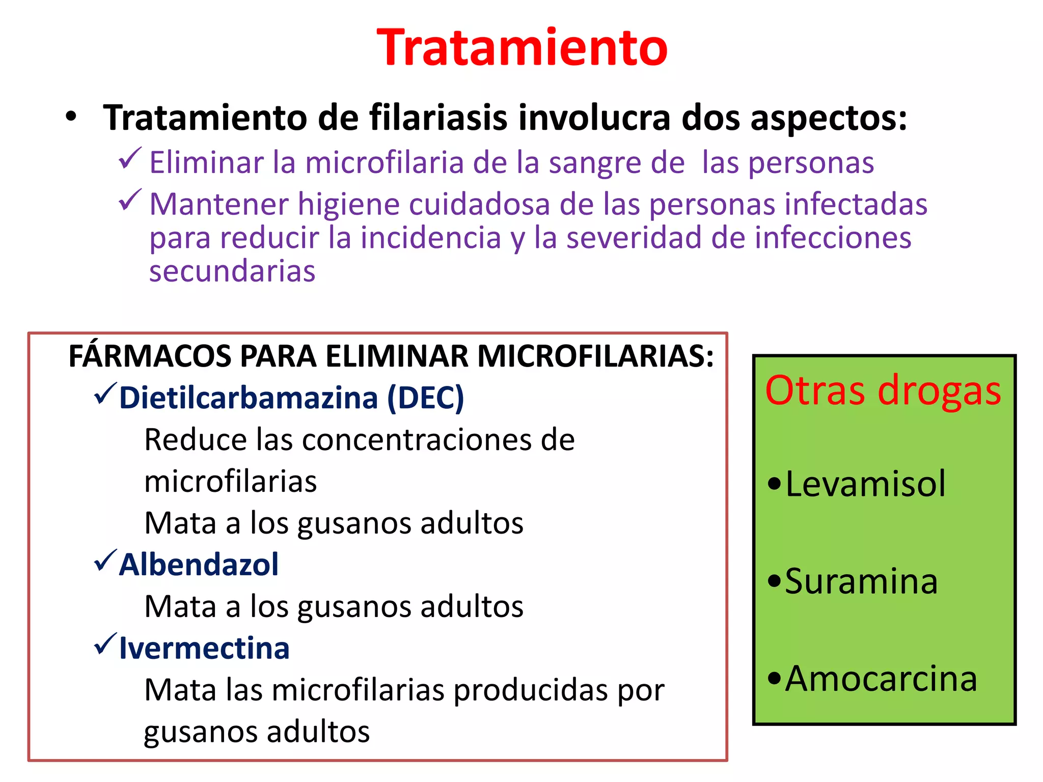 Clase 11 filariasis linfatica | PPTX