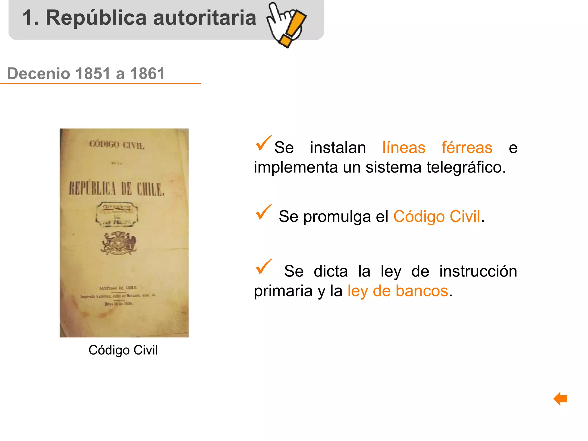 La república conservadora en Chile | PPT