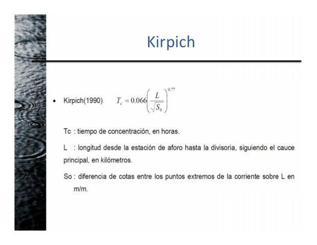 Clase 11 precipitaciones y caudal de diseño