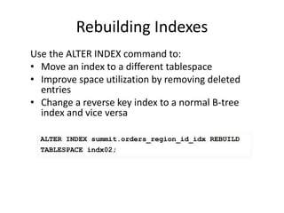 Clase 12 manejo indices modificada | PPTX