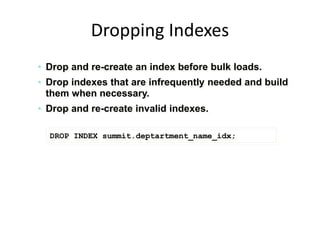 Clase 12 manejo indices modificada | PPTX
