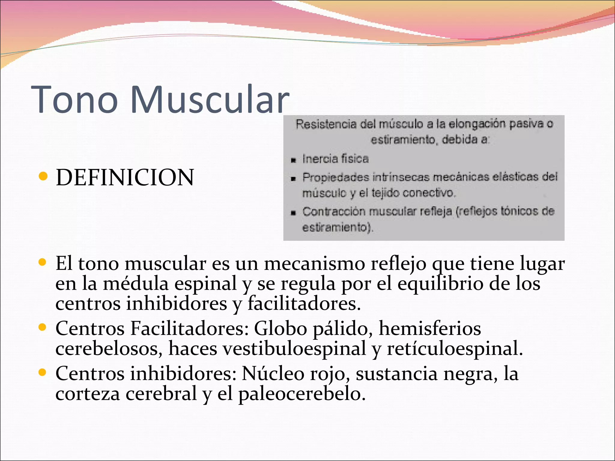 Clase 12 Tono Muscular Normal y sus alteraciones | PPT