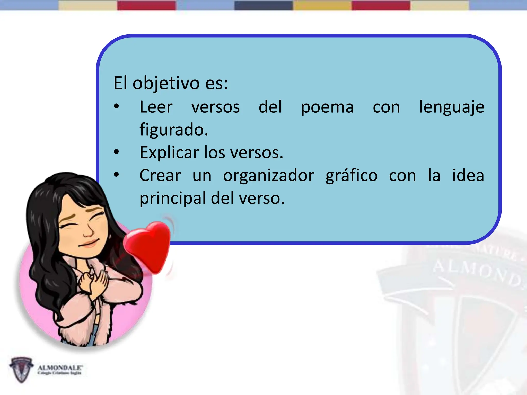 presentación leer versos con poemas en lenguaje figurado Clase 13.ppt ...