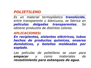 Clase 15 materiales poliméricos 2 | PPT
