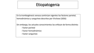 TOMBOSIS VENOSA PROFUNDA CARACTERISTICAS Y OTROS | PDF