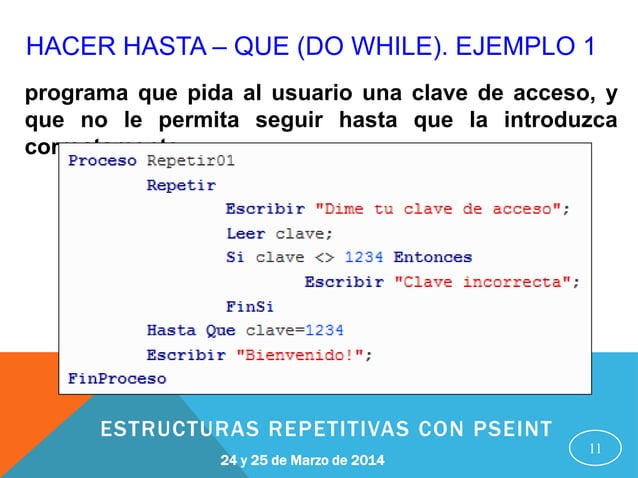 Ejercicio De Estructuras Repetitivas Para Desde Mediante Pseint – GOKF