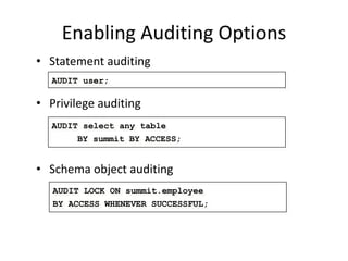 Clase 18 privilegios modificada | PPTX