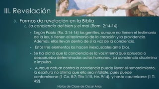 Clase 1, bibliología, revelacion g y e | PPT