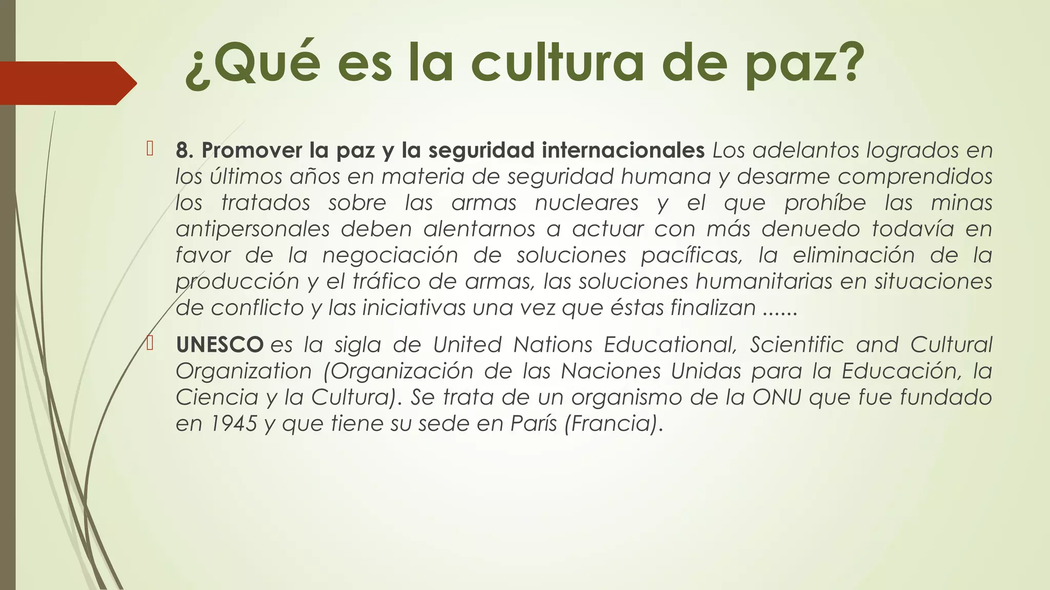Clase 1 cultura de paz | PPT
