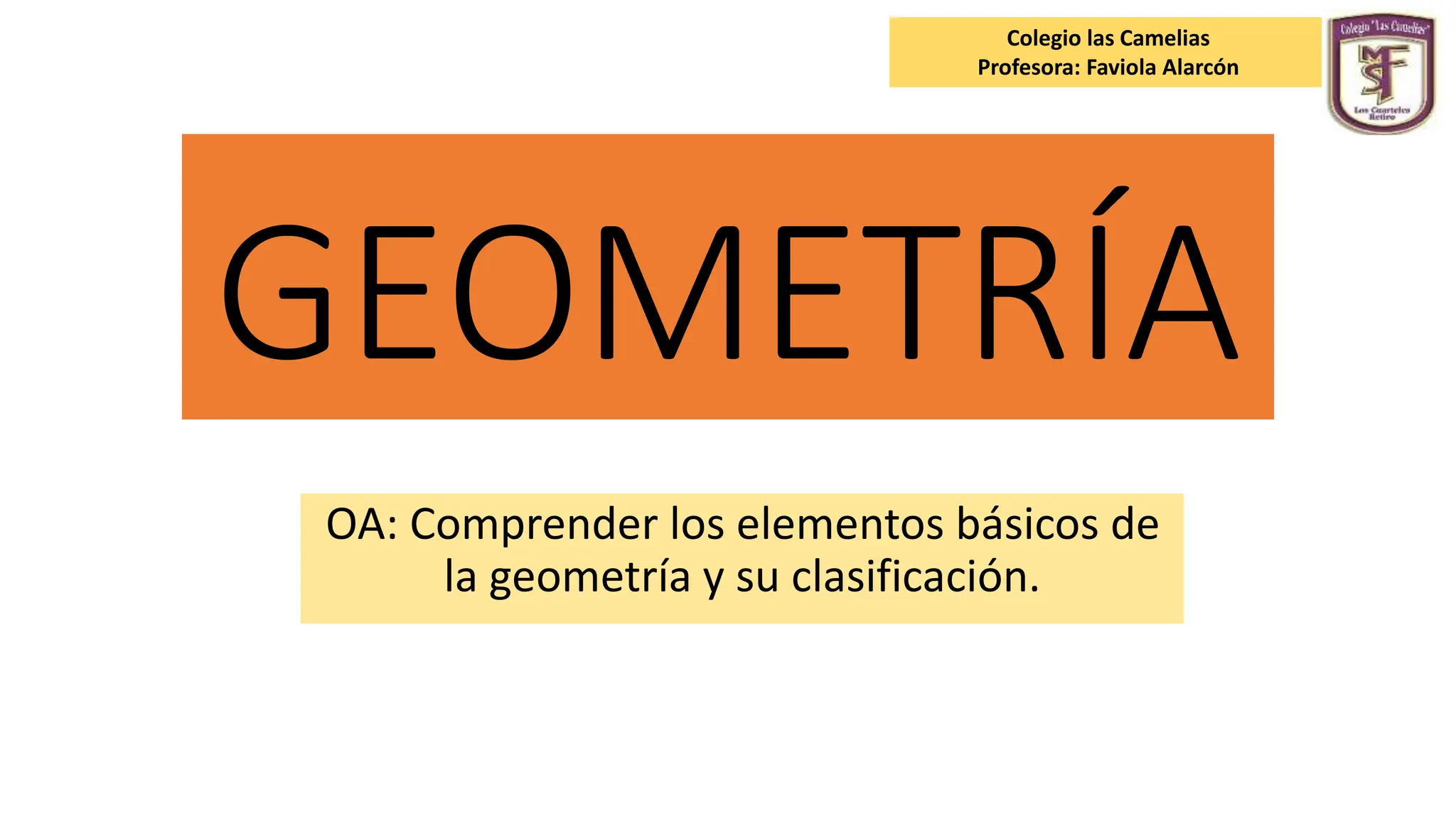 introducción a la geometría elementos básicos 1 GEOMETRÍA | PPTX ...