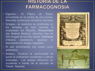 Clase 1 historia de la farmacognosia | PPTX