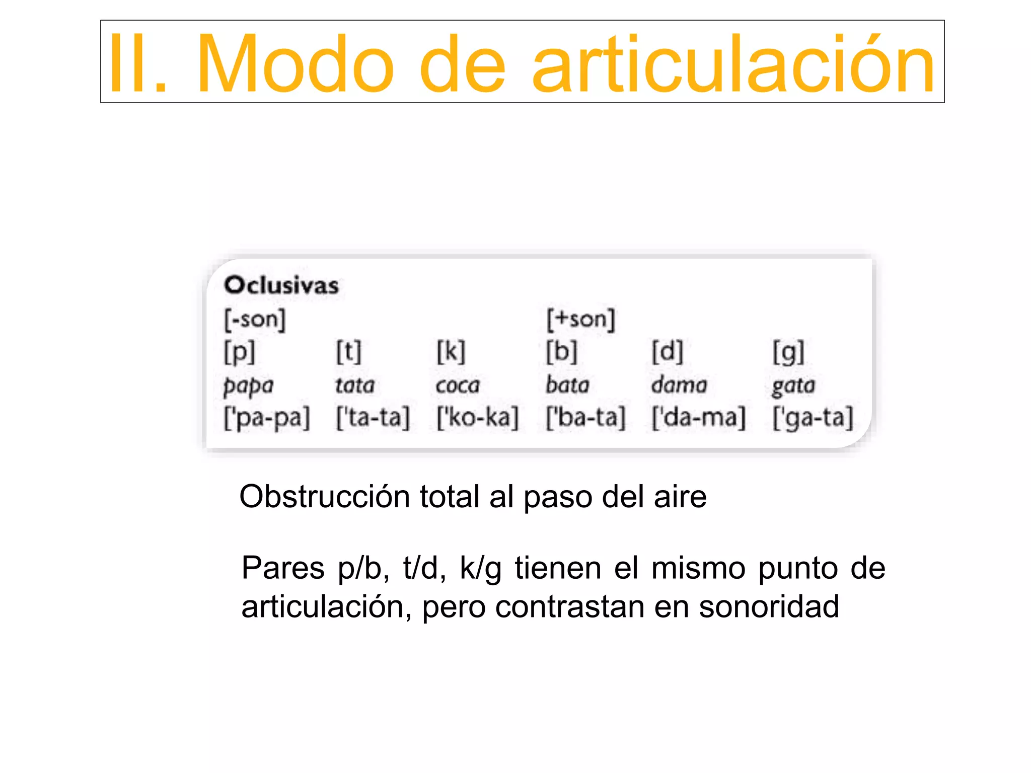 Clase 1 la fonetica y el inventario fonetico del español | PPTX | Ear ...