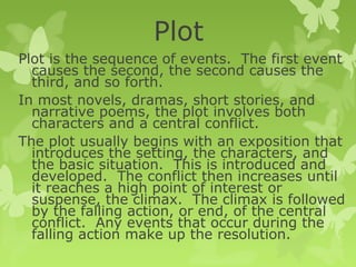 Clase 1 literary terms | PPT