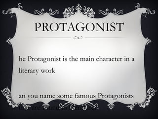 Clase 1 literary terms | PPT