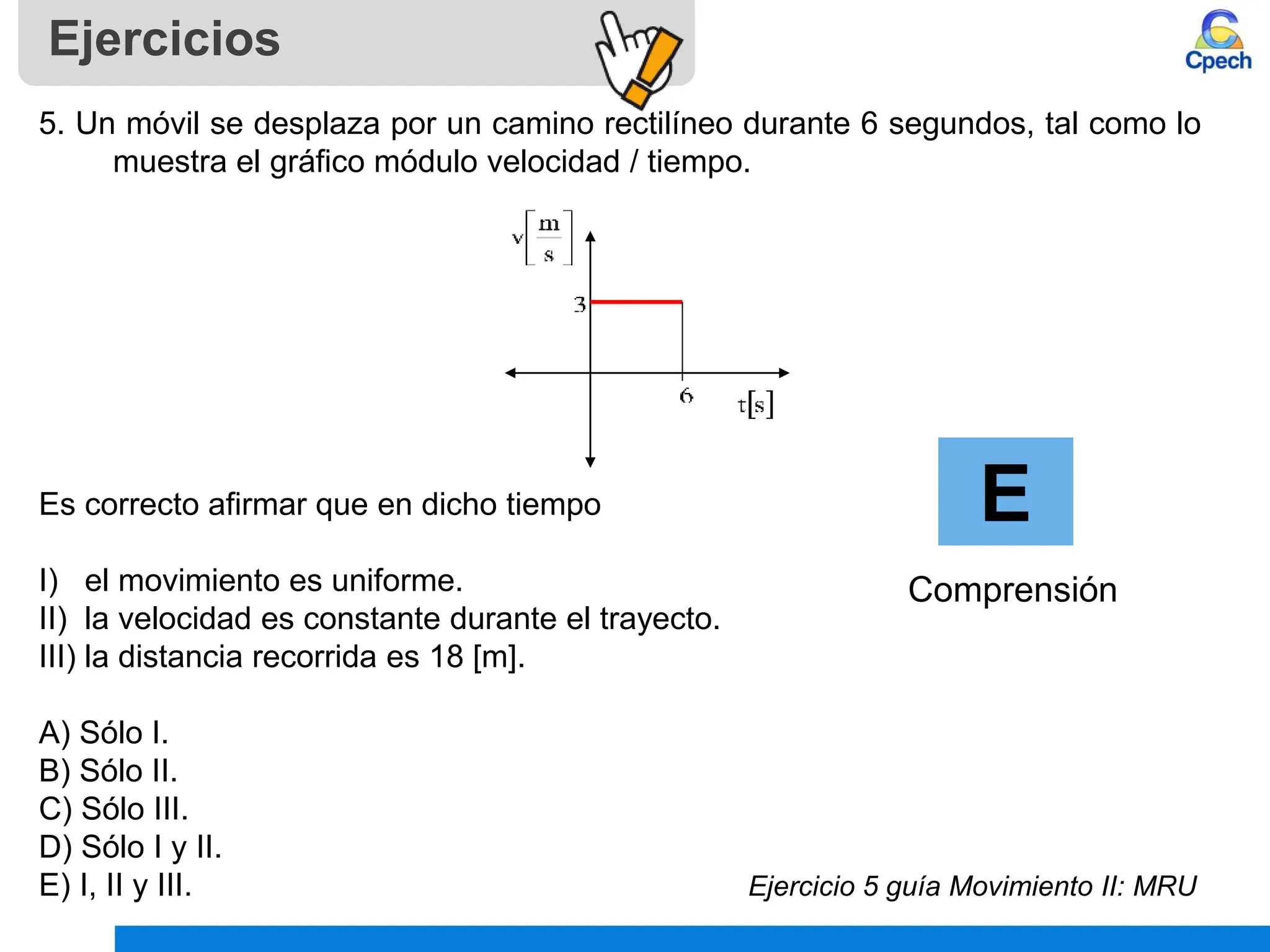 Clase 2: Movimiento II MRU y las caracteristicas principales | PPTX