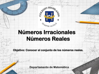 Clase 1 de Números reales, para segundo medio. | PPT