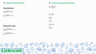 Clase 1 potenciación | PDF