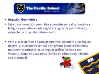 Clase 1 rotacion geometrica | PPT