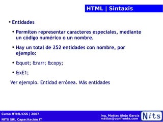 Curso HTML CSS Sesion 2/4 | PPT