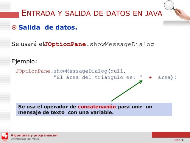 Intro. Lenguaje de Programación Java - Algoritmia