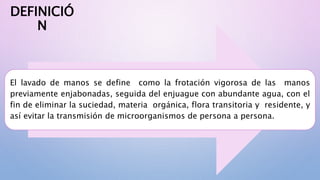 CLASE 2.2 - TIPOS DE LAVADO DE MANOS.pptx