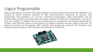 Clase 2 de educacion continua en la rama del plc | PPTX