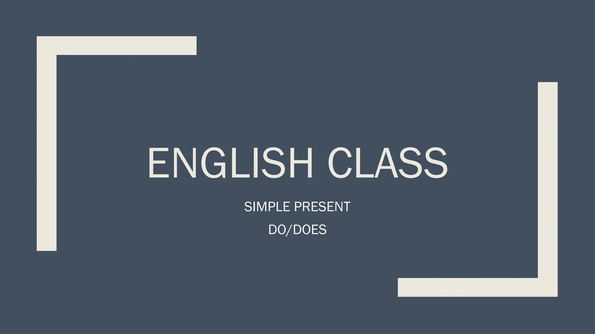 CLASE 2 - SIMPLE PRESENT.pptx clase de ingles | PPTX