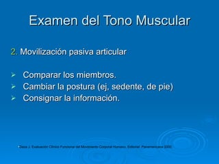 Clase 20 examen tono | PPT
