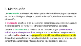 CLASE 2 FARMACOLOGÍA-FARMACOCINÉTICA DOS | PPTX