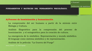 Proceso de hominizacion y humanizacion pptx | PPTX