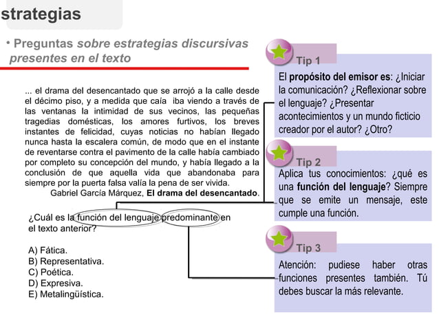Clase 2 cl 72 tipos de preguntas en comprensión lectora | PPT