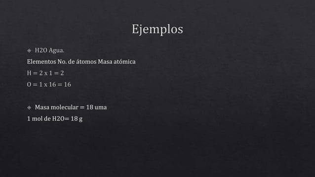 Clase 2 masa atomico mol y numero de avogadros | PPT