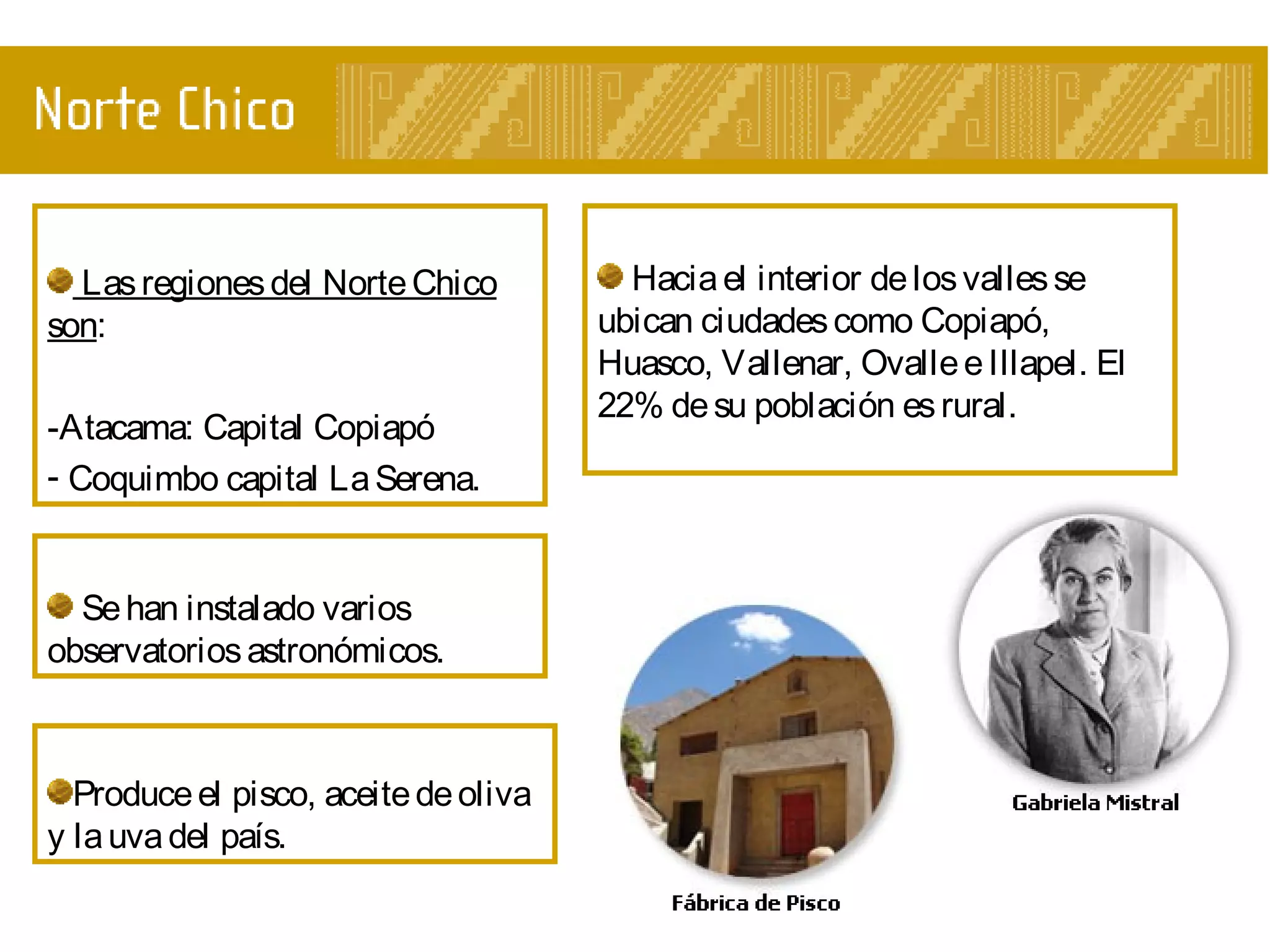 Clase 2 norte chico y zona central | PPT