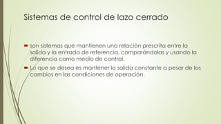 sistemas de control | PPTX