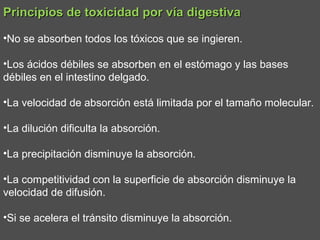 Clase2 toxicocinetica | PPT