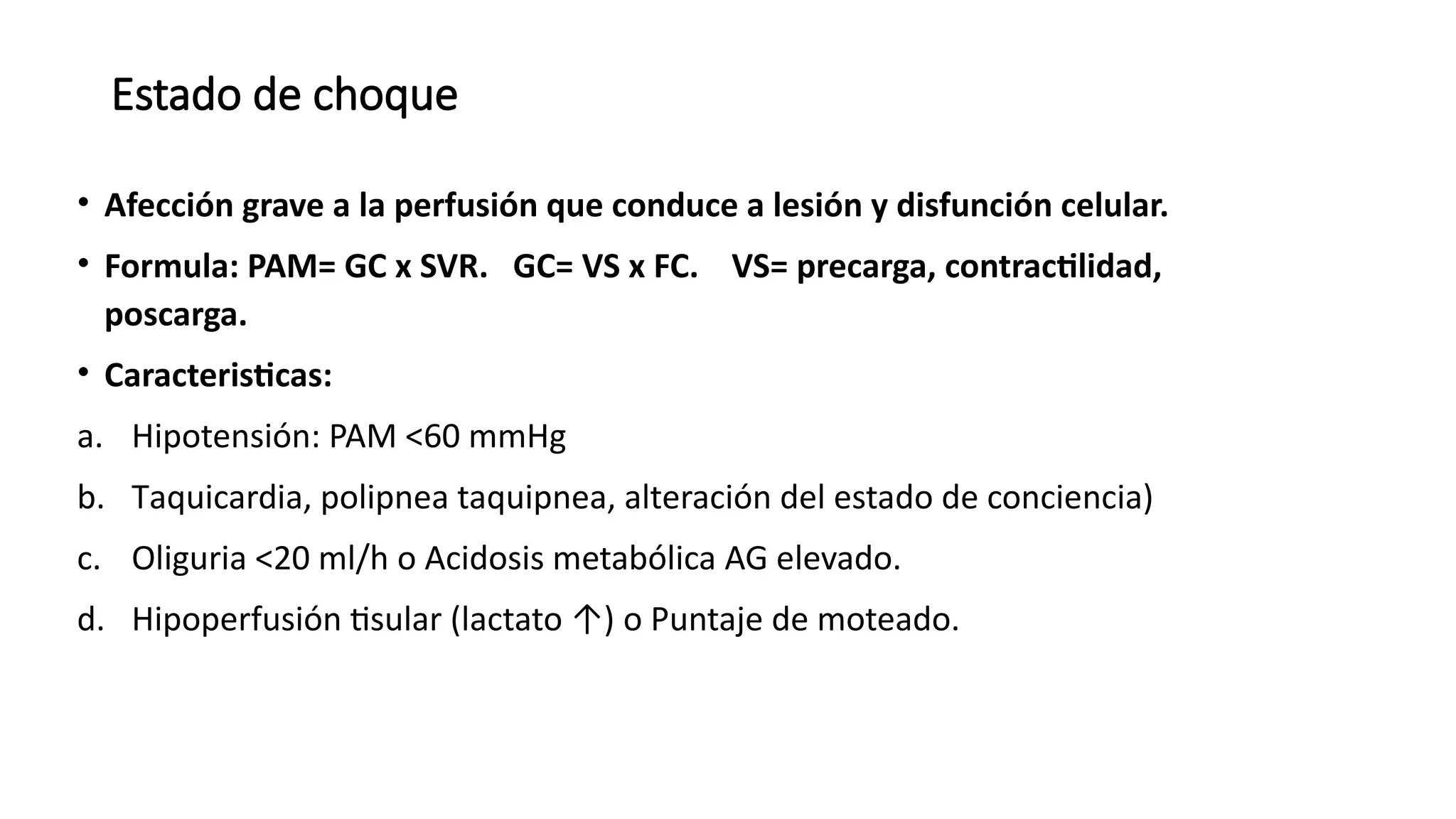 Urgencias Manejo de estados de Choque Dr Ramos | PPTX