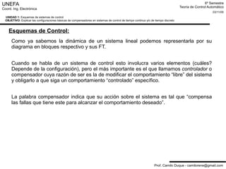 Clase 3 - Esquemas de Control | PDF