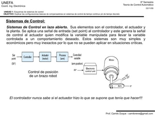 Clase 3 - Esquemas de Control | PDF