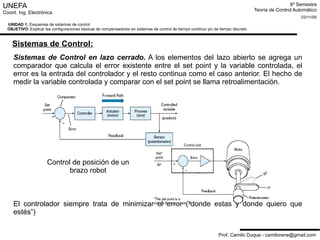 Clase 3 - Esquemas de Control | PDF
