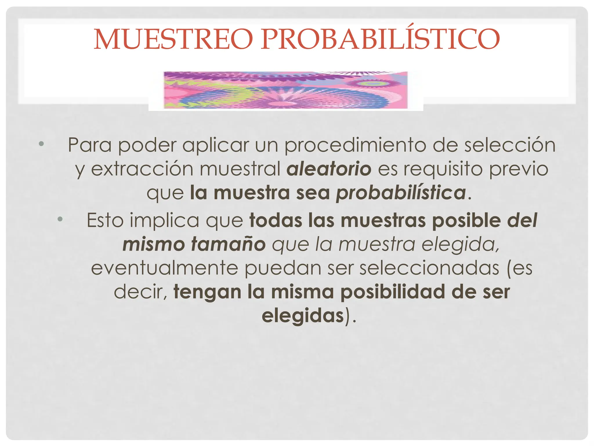 Muestreo aleatorio al azar. tipos de muestreos probabilisticos y no ...