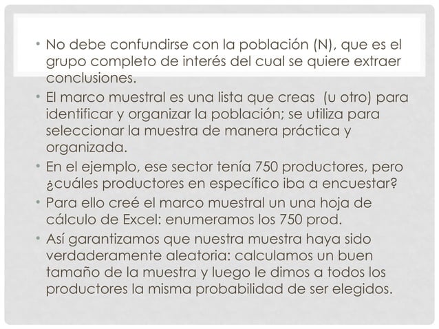 Muestreo aleatorio al azar. tipos de muestreos probabilisticos y no ...