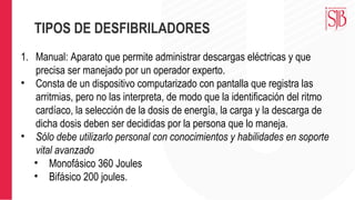 Clase 3. Uso del DEA. Tipos de ritmo de parada cardiorrespiraotria.pptx