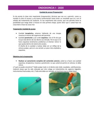 Clase 3 - Cavidad de Acceso (Trepanación).pdf