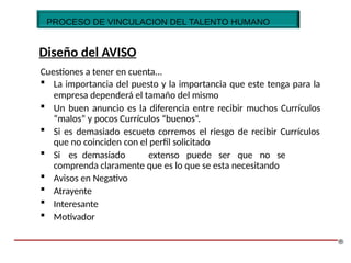 CLASE 3- PROCESOS DE VINCULACION DE TALENTO HUMANO.pptx