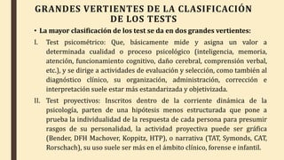 Teoría de los Test - Actividad de fijación de conocimientos | PPTX