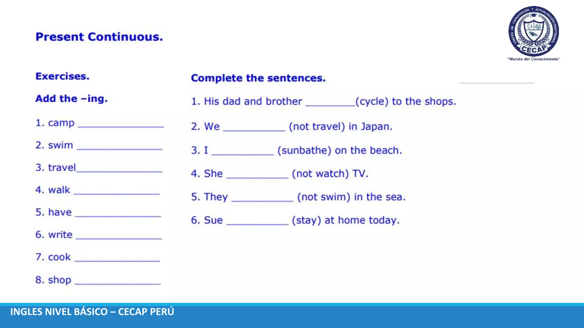 verb+ing - food - simple present.pptx