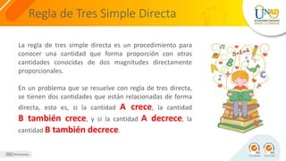 Clase 3 conceptos sobre regla de tres simple | PPTX