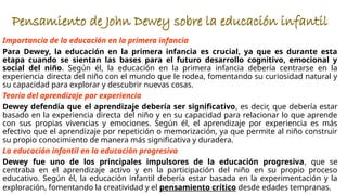 Jhon Dewey y sus aportes a la educación. | PPTX