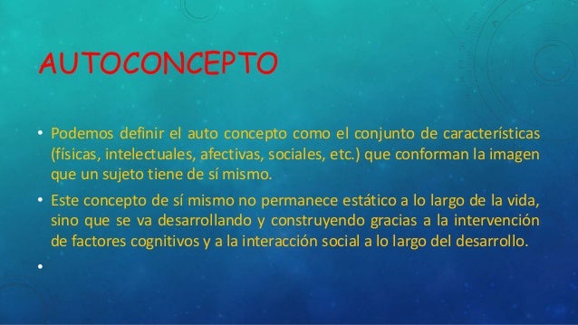 Clase 3 la autopercepción