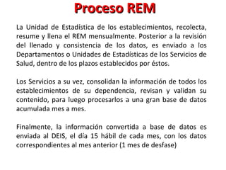 Clase 3 rem hospitalario que son los rem | PPT